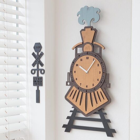 DXF File Large Roman Numeral Laser Cut Wall Clock - Laser Design ...