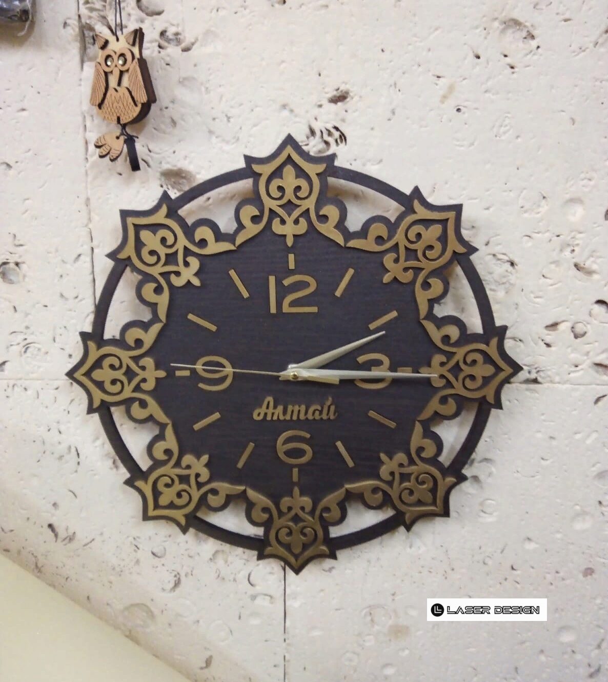 Jumping Out Numbers Laser Cut Clock Template Free Vector - Free ...