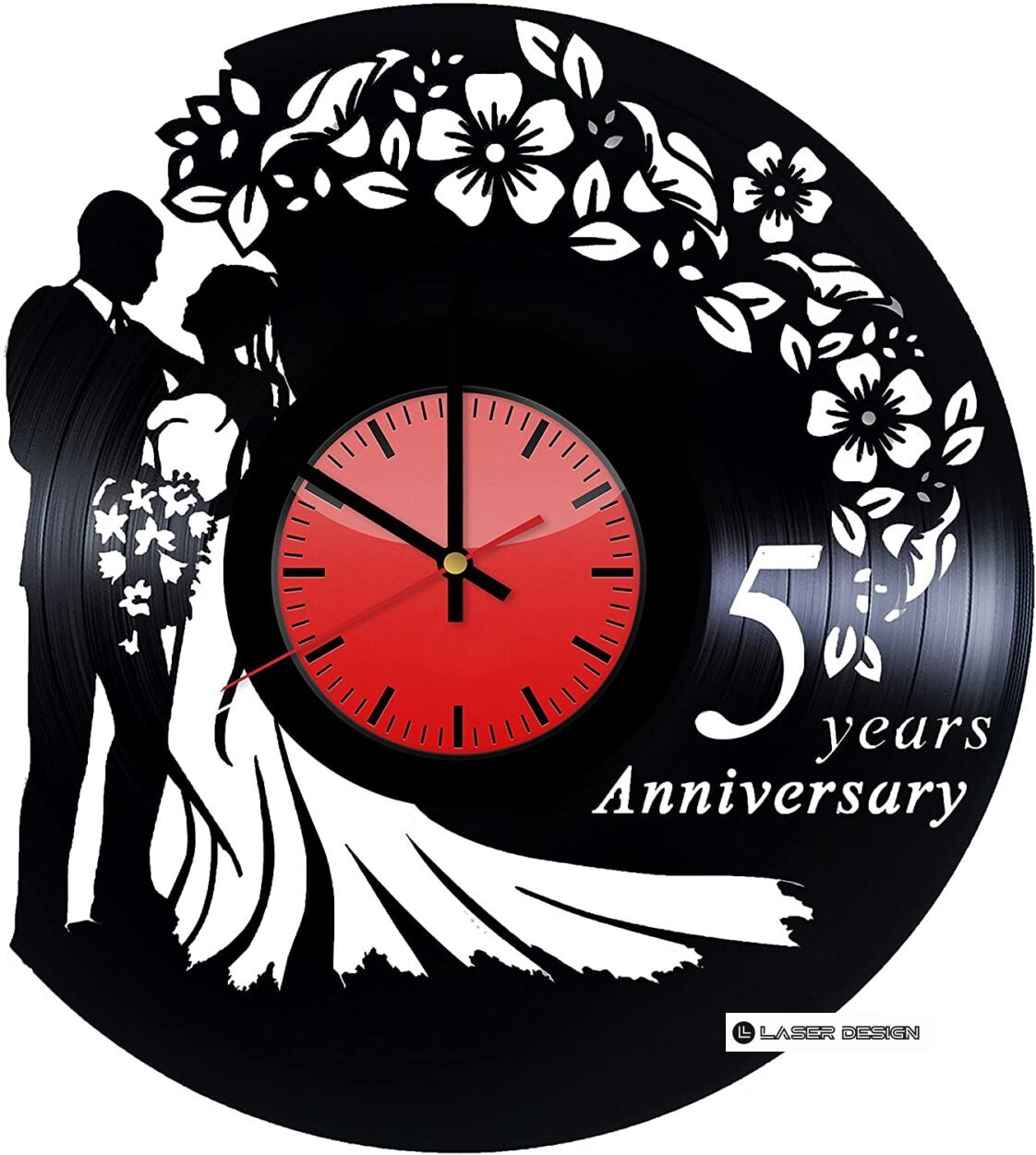 DXF File Large Roman Numeral Laser Cut Wall Clock - Laser Design ...