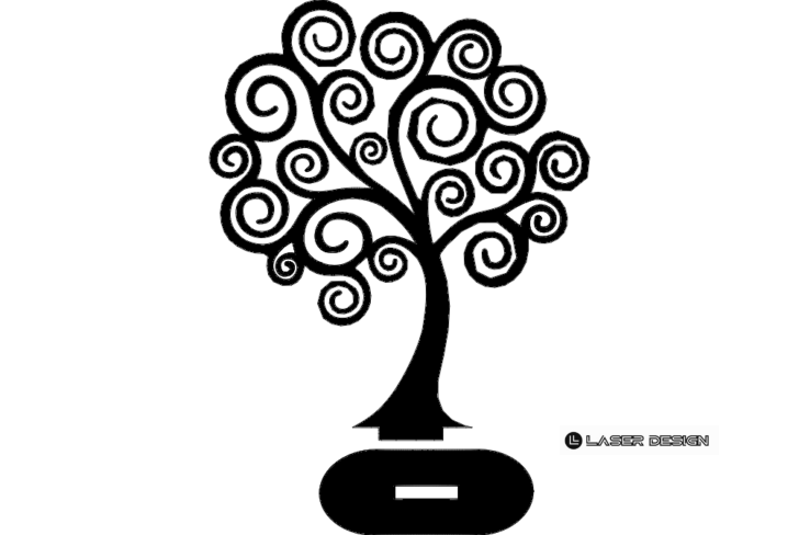 3d puzzle Tree dxf File - Free Download Laser Design Download Free DXF ...